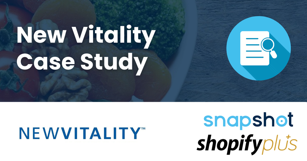 New Vitality Case Study - Migration to Shopify Plus Platform